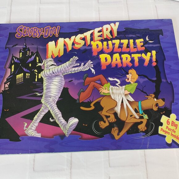 Toys | Fun Large Scooby Doo Mystery Puzzle Book Of 6 Puzzles Kids ...